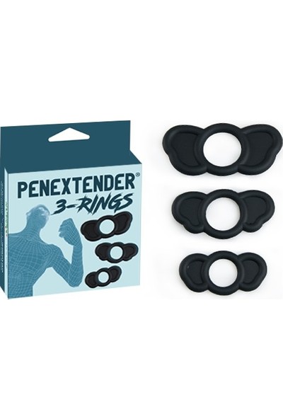 Penextender Penextender® 3 Rings 3´lü Penis Halka Seti Penextender Penextender® 3 Rings 3´lü Penis Halka Seti
