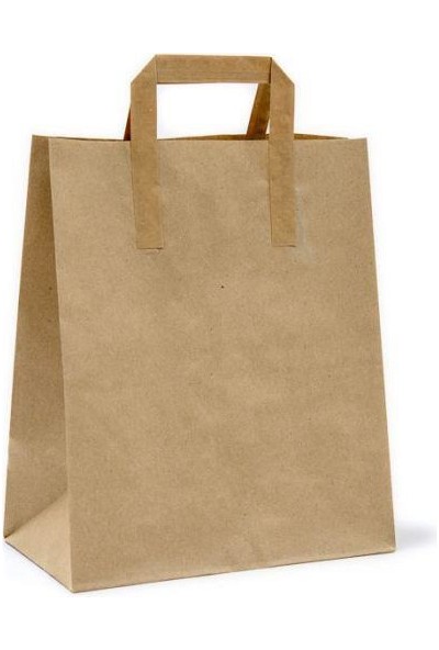 Gizpak Küçük Boy Kraft Kağıt Çanta 22X24X12CM