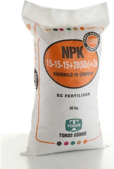 15-15-15-Npk Çim ve Bahçe Için Kompoze Gübre 10 kg