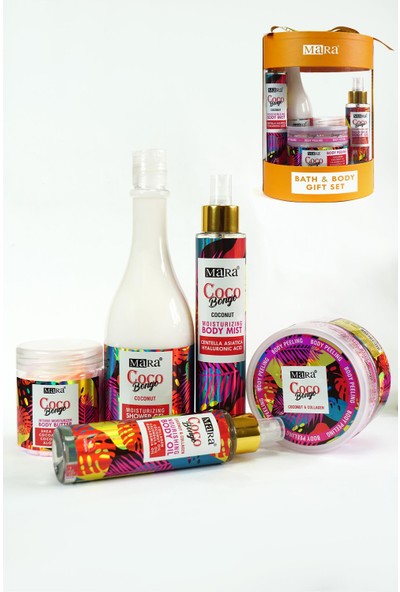 Mara Coco Bongo Hindistan Cevizi 5'li Vücut & Cilt Bakım Seti