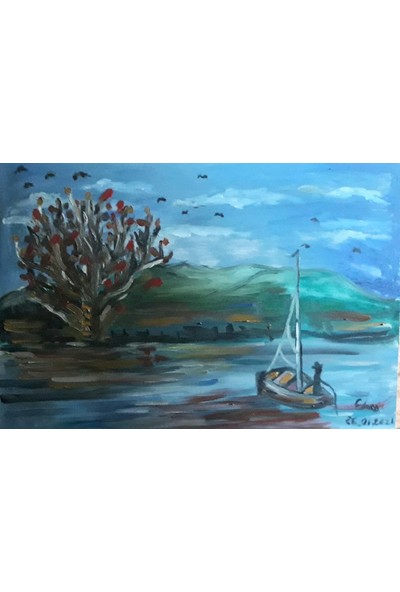 Lulubel Kanvas Yağlıboya Tablo