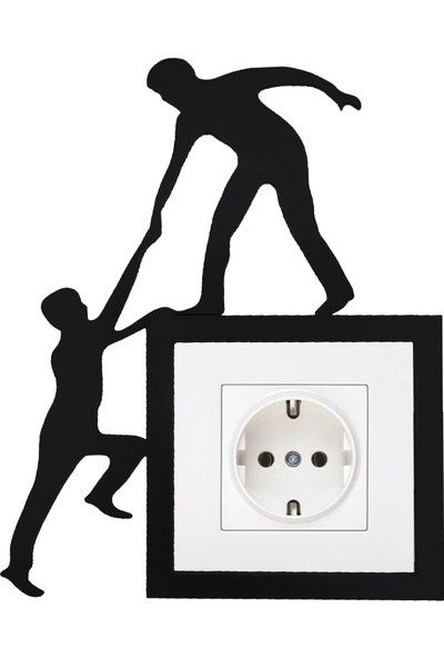 ADTech Ahşap Priz Kenarlık Dekoratif Tablo PA0055