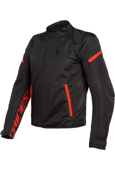 Dainese Bora Air Tekstil Mont Black Fluo Red