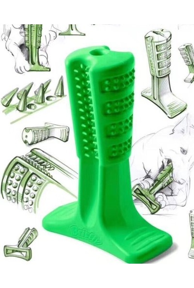 Kastore Köpek Diş Fırçası Isırma Aparatı Büyük Boy