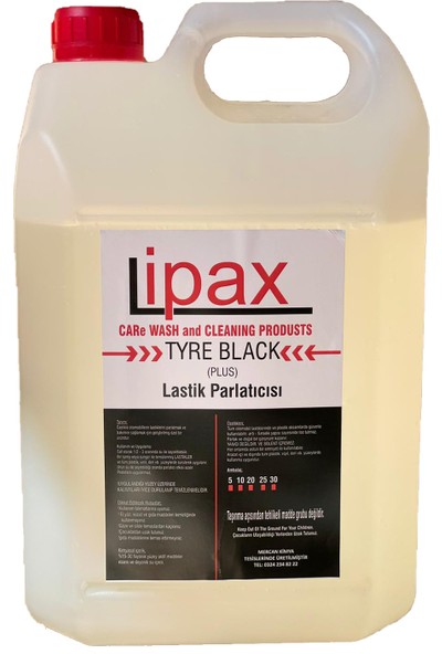 Lipax Konsantre Lastik Parlatıcı 5 kg