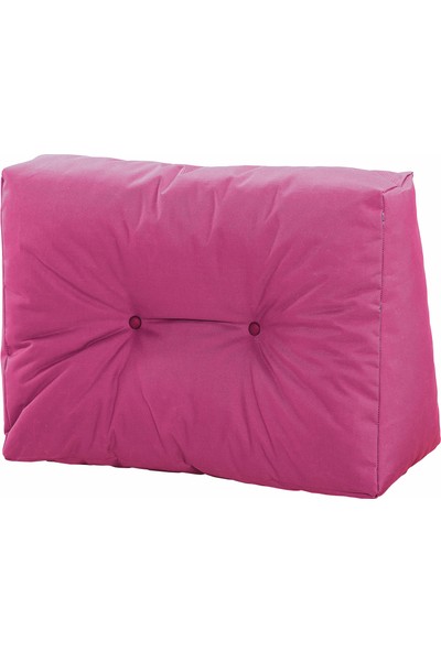 Elyaf Sepeti Dış/iç Mekan Palet Koltuk Kısa Sırt Minderi Pembe Elyaf Sepeti Dış/iç Mekan Palet Koltuk Kısa Sırt Minderi Pembe
