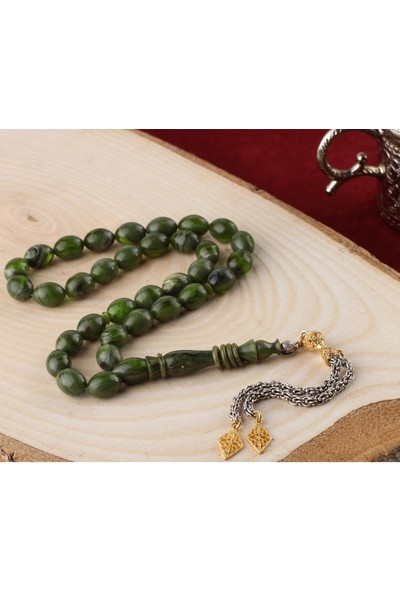 Burhan Sağlam Ateş Kehribarı Arpa Kesim Gümüş Püsküllü Tesbih Burhan Sağlam Ateş Kehribarı Arpa Kesim Gümüş Püsküllü Tesbih