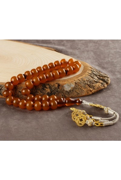 Burhan Sağlam Osmanlı Benezetmesi Tekerlek Kesim 1000 Ayar Kazas Püsküllü Tesbih