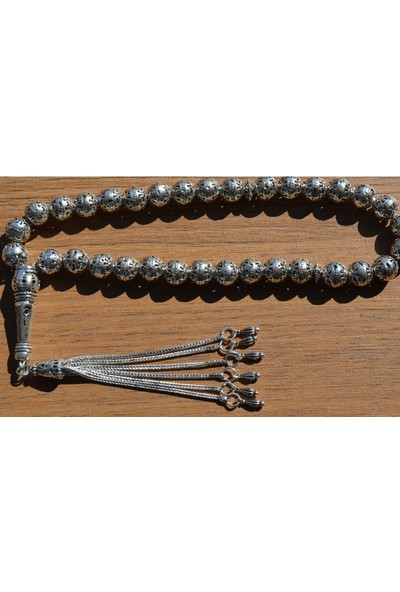 Burhan Sağlam Küre Kesim Gümüş Tespih