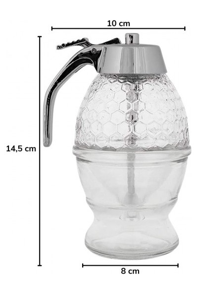 Ensaray Mekanizmalı Mika Plastik Pompalı Musluklu Baldanlık Bal Pekmez Tahin Kontrollü Akıtma Balmatik