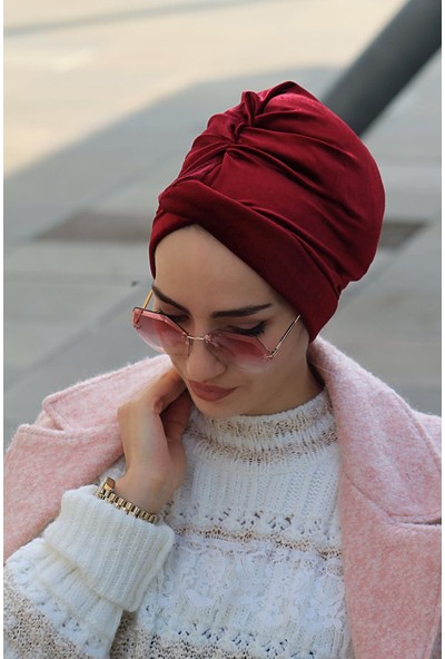 Amisos Bone Şal Kadife Çapraz Bone Bordo - Özel Tasarım- Yeni Model Tesettür Giyim Amisos Bone Şal Kadife Çapraz Bone Bordo - Özel Tasarım- Yeni Model Tesettür Giyim