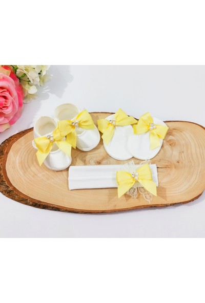 Miyaevent Hoşgeldin Bebek Seti Sarılı
