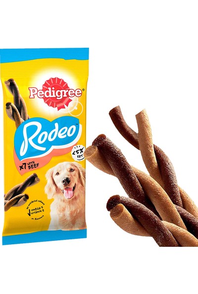 Pedigre Rodeo Sığır Etli Köpek Ödül Maması 70 gr Pedigre Rodeo Sığır Etli Köpek Ödül Maması 70 gr
