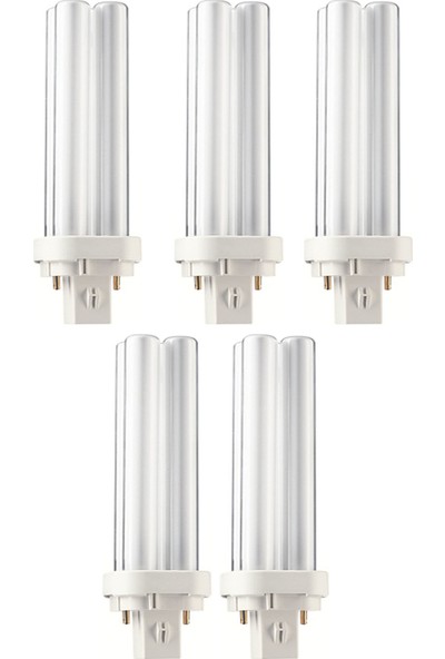 Philips Master 18W/827 2p Plc Ampul Sarı 2700K ( 5 Adet )