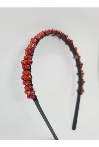 Melkady 221N - El Yapımı Çiçek Figürlü Çift Taraflı Cam Boncuk Taç