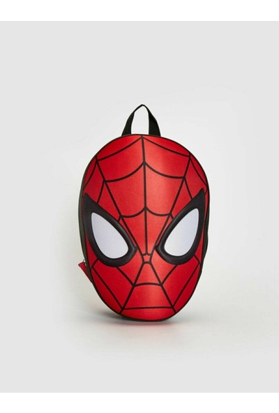 Elçiçek Ticaret Spiderman 3D Kabartmalı Anaokulu Kreş ve Günlük Kullanım Çantası Örümcek Adam Sırt Çantası