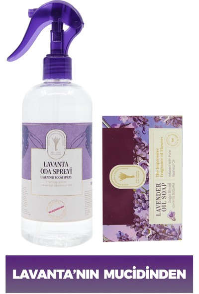Dr. Lavender Bitkisel Lavanta Sabunu 100 Gr. + Lavanta Oda Kokusu 400 ml 2'li Set
