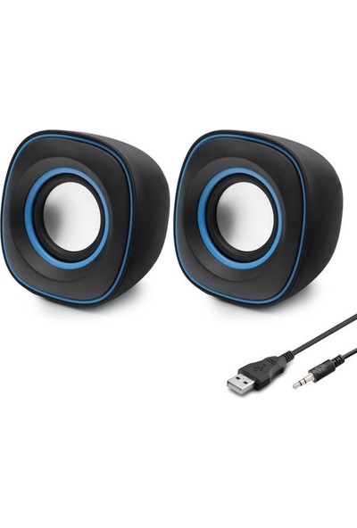 Hadron D015S 1+1 USB Hoparlör