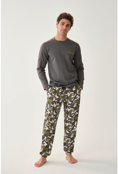 Dagi Malkara Uzun Kol Pijama Takımı