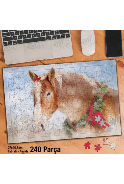 Asilmeydan Asil Hobi At - Hayvan -Doğa Yapboz-Ayak Destekli Çerçeveli 240 Parça Puzzle Asilmeydan Asil Hobi At - Hayvan -Doğa Yapboz-Ayak Destekli Çerçeveli 240 Parça Puzzle