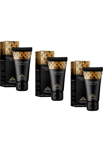 Tıtangel 3 Kutu Titan Gold Jel 50 Ml X 3