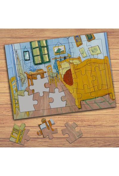 Asilmeydan Yatak Odası Van Gogh Çocuklara Özel Puzzle Yapboz TABLO-0001231 Asilmeydan Yatak Odası Van Gogh Çocuklara Özel Puzzle Yapboz TABLO-0001231