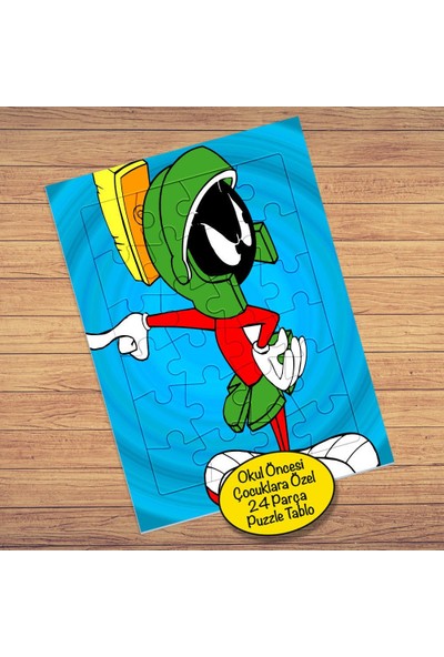 Asilmeydan Marslı Kızgın Marvin 24 Parça Çocuklara Özel Yapboz TABLO-MARV01 Asilmeydan Marslı Kızgın Marvin 24 Parça Çocuklara Özel Yapboz TABLO-MARV01