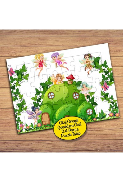 Asilmeydan Hobit Evi ve Periler Çocuklara Özel Puzzle Yapboz TABLO-19597-1 Asilmeydan Hobit Evi ve Periler Çocuklara Özel Puzzle Yapboz TABLO-19597-1