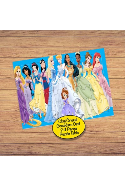 Asilmeydan Masal Kahramanı Prensesler 24 Parça Puzzle Yapboz TABLO-1550 Asilmeydan Masal Kahramanı Prensesler 24 Parça Puzzle Yapboz TABLO-1550