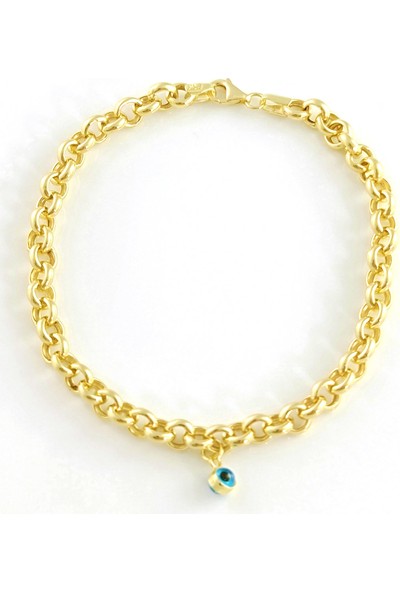Vera Design Gold Altın Nazar Boncuklu Doç Bileklik Vera Design Gold Altın Nazar Boncuklu Doç Bileklik