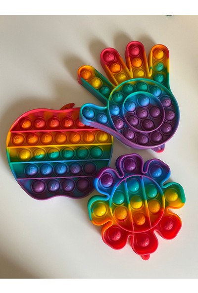 Popitson Popitson Popit Mix Elma El Çiçek Popit Renkli