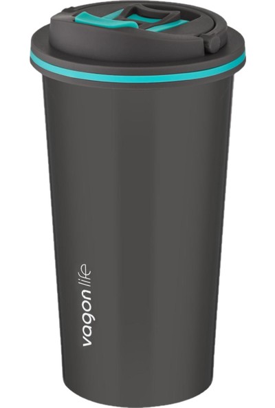 Vagonlife Fiftyfifty Mug 500ML Taşıma Kulplu Kahve Bardağı