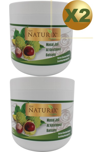 Naturix Horse Chestnut Balsam 500 Ml At Kestanesi Masaj Jeli 2'Li Eko Set At Kestanesi Kremi Naturix Horse Chestnut Balsam 500 Ml At Kestanesi Masaj Jeli 2'Li Eko Set At Kestanesi Kremi