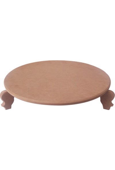Gumustenevim Ahşap Yuvarlak Model Ayaklı Sunumluk 30 cm Gumustenevim Ahşap Yuvarlak Model Ayaklı Sunumluk 30 cm