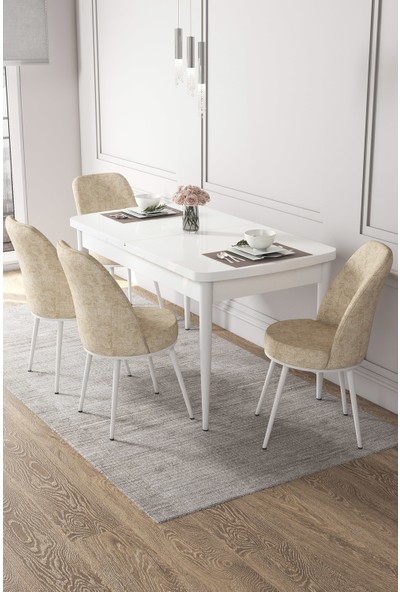 Canisa Concept Kor Serisi Açılabilir Mutfak Masa Takımı