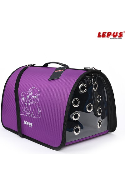 Lepus Fly Bag Çanta - Mor (Desenli)