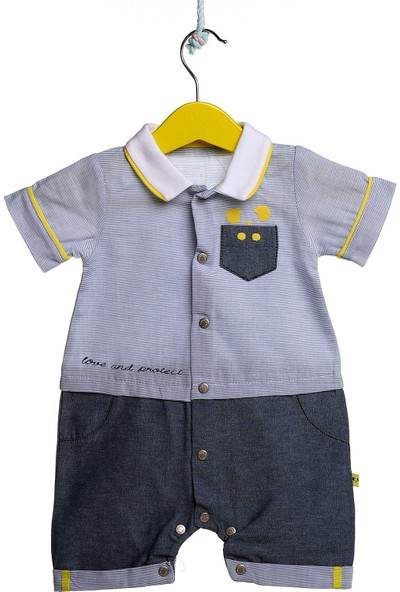 Mymio Bebek Sevimli Koala Poplin Kısa Kol Patiksiz Bebe Yaka Barbatöz Mymio Bebek Sevimli Koala Poplin Kısa Kol Patiksiz Bebe Yaka Barbatöz