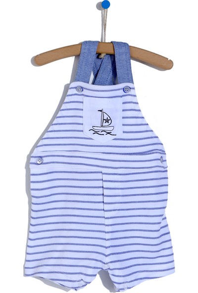 For My Baby Yaz Erkek Bebek Maris Süprem Ip Askılı Duble Bisiklet Yaka Tek Salopet For My Baby Yaz Erkek Bebek Maris Süprem Ip Askılı Duble Bisiklet Yaka Tek Salopet