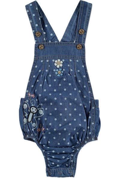 Overdo Bebek Kelebek Nakışlı Tulum Overdo Bebek Kelebek Nakışlı Tulum