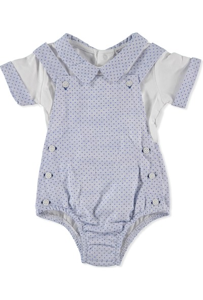 Hello Baby Yaz Erkek Bebek Dokuma Salopet Takım