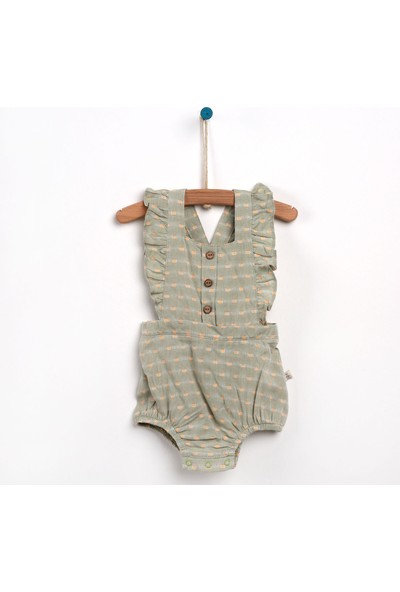 Bebbek Chic Baby Girl Fırfırlı Şort Salopet Bebbek Chic Baby Girl Fırfırlı Şort Salopet