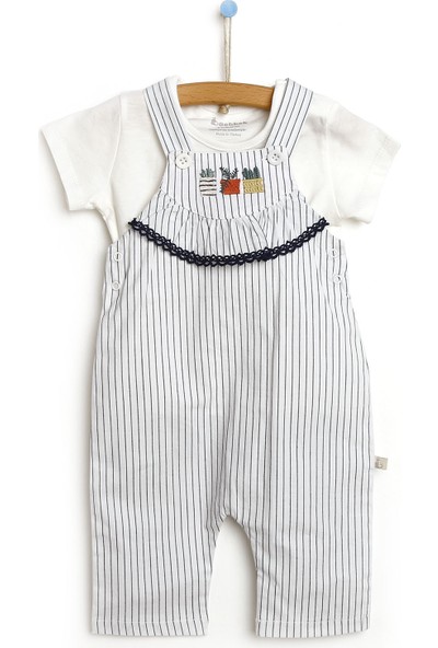 Bebbek Kaktüs Salopet Tshirt Takım