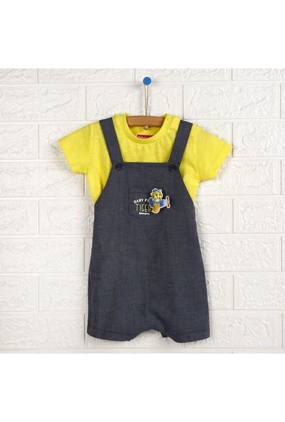 Fisher Price Baby Pilot Şort Salopet-Tshirt