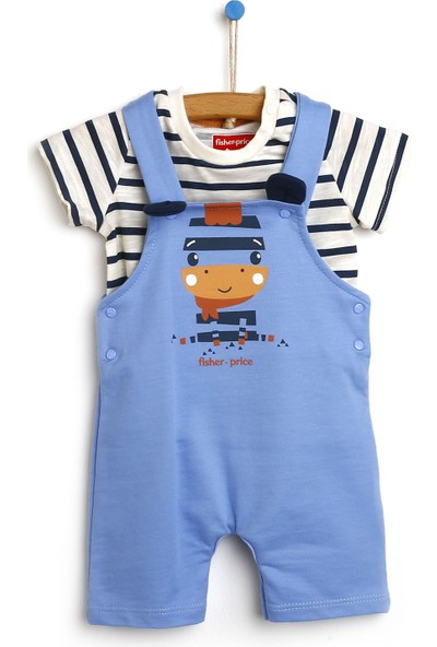 Fisher Price I M Zebra Şort Salopet-Tshirt