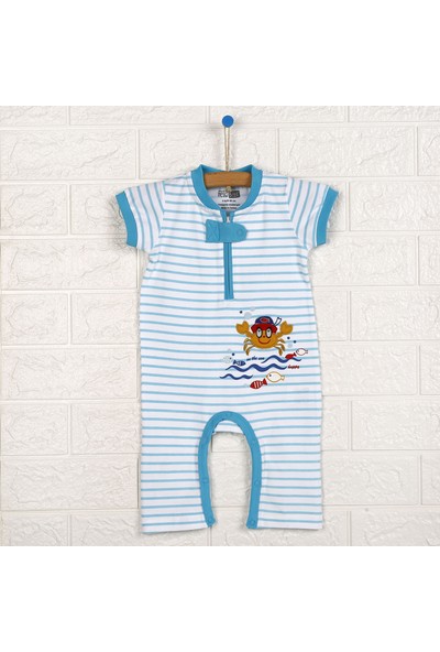 Hello Baby Crub Kısa Kollu Patiksiz Tulum