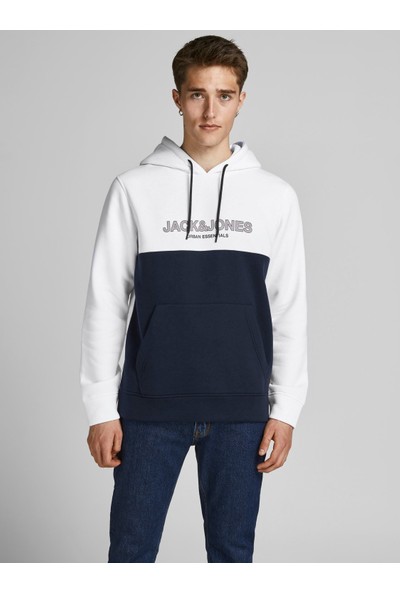 Jack & Jones Jack Jones Erkek Kapşonlu Sweat 12190441