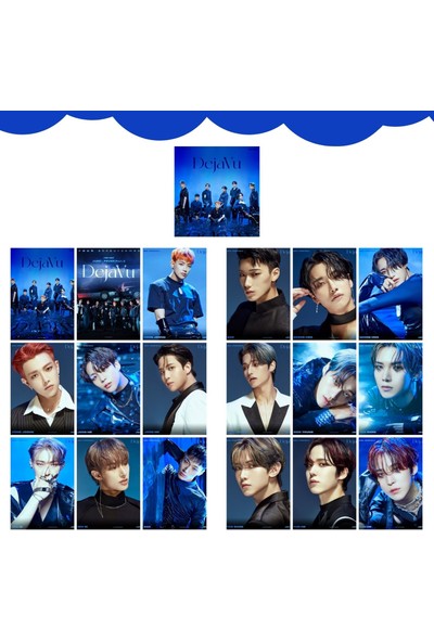 Kpop Dünyası Ateez ''zero : Fever Part.3'' Dejavu Fotokart Seti