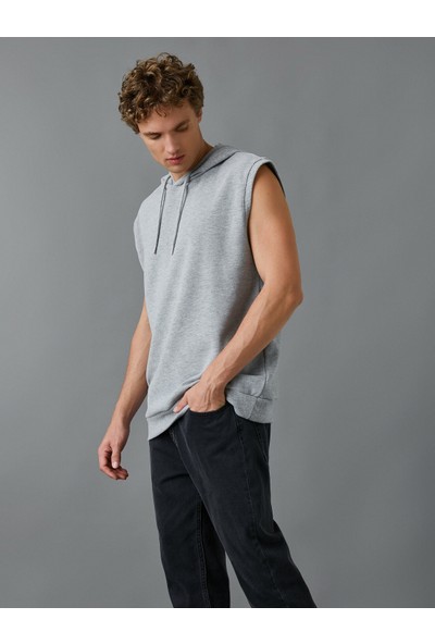 Koton Kolsuz Kapşonlu Sweatshirt