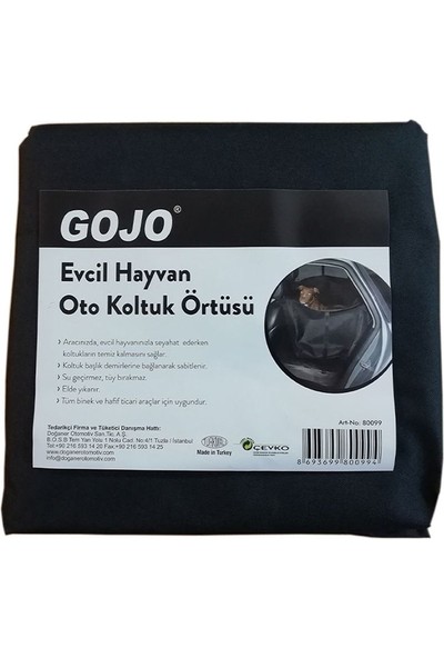 Gojo Evcil Hayvan Araba Örtüsü