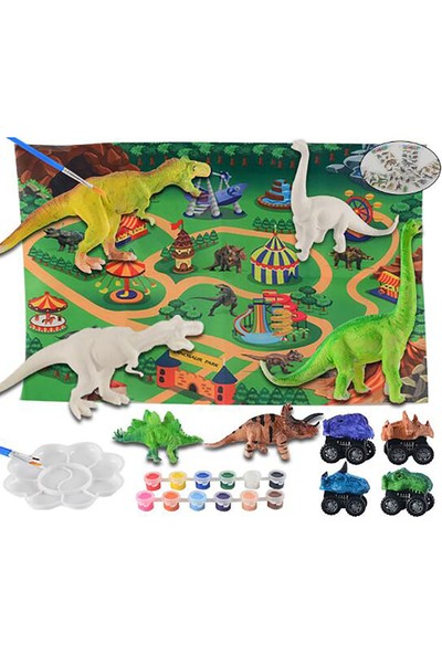 Hong Store DIY3D Boyalı Dinozor Çizim Oyun Matı (Yurt Dışından) Hong Store DIY3D Boyalı Dinozor Çizim Oyun Matı (Yurt Dışından)